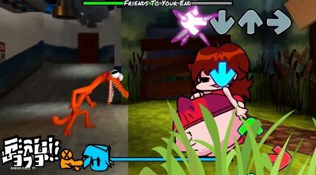 Friday Night Funkin' VS Rainbow Friends VS NEW FAT Girlfriend (ALL ...