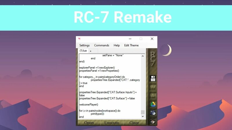 RC-7 Remake | Showcase - Review Roblox Executor |(FULL LUA AND Admin ...