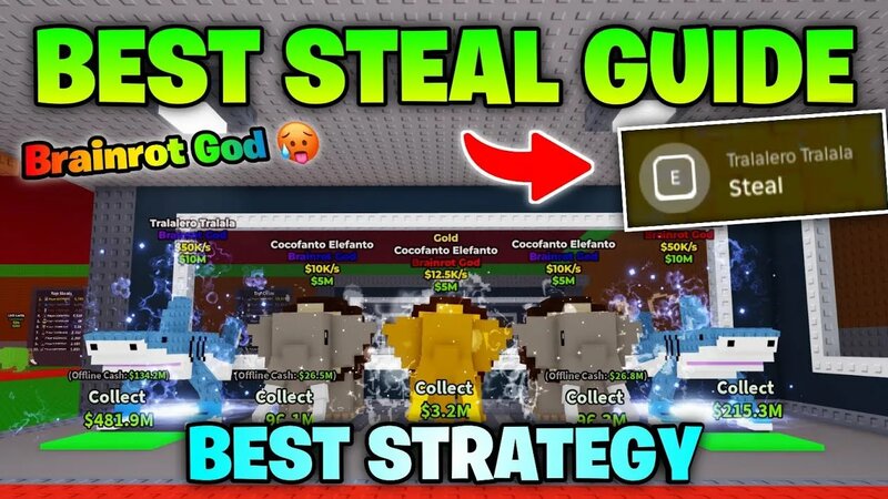 Roblox Steal a Brainrot Full Tutorial – Best Stealing Strategy in Roblox - Смотреть онлайн в ...