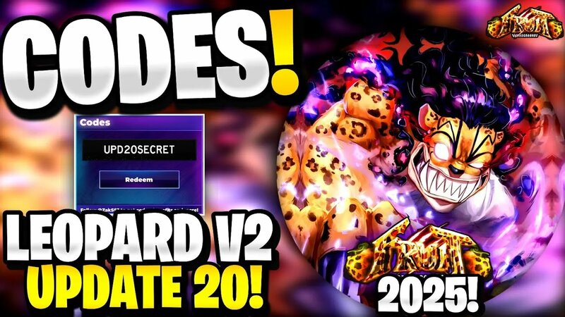 NEW* All Working Leopard V2 Update 20 Codes FOR Fruit Battlegrounds ...