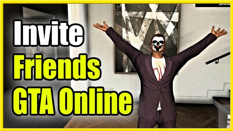 How to Invite Friends in GTA 5 Online (Create Friends Only Session ...