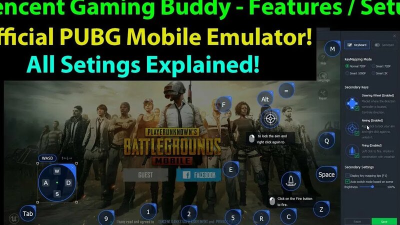 Tencent Gaming Buddy - Official PUBG Mobile Emulator - All Settings ...