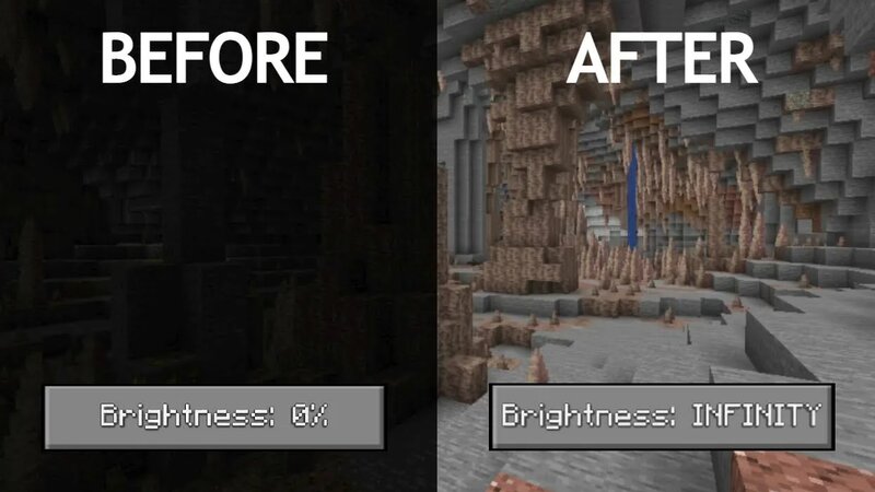 How to Get FULL Brightness in Minecraft (NO Cheats) [Night Vision ...