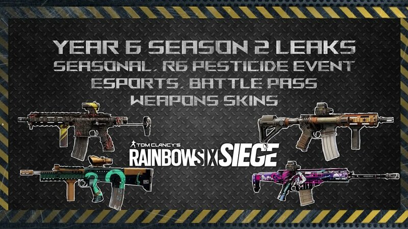 All Upcoming Weapon Skins (Seasonal, Esports, Battle Pass, R6 Parasite ...