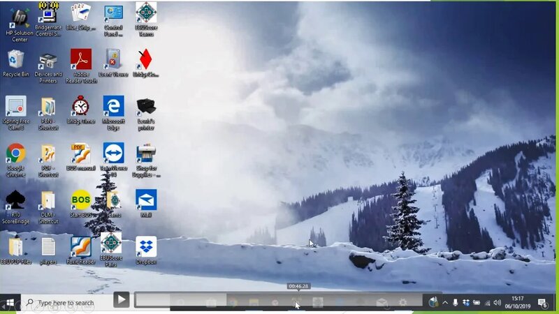 Bridge scoring using EBUScore - training video 5 reset bridgemates ...