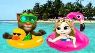 Мой Говорящий Том 2 #5 друзья Анджела Ухаживаем за питомцем #Том_2 #Том ...