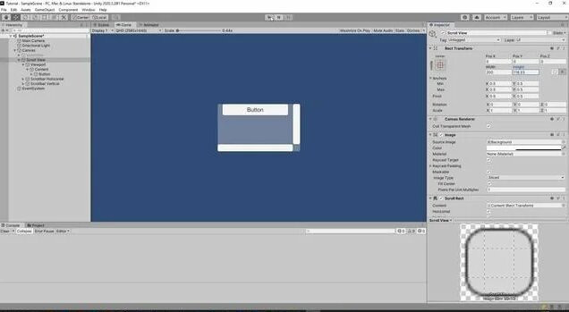 Unity Dynamic Scrollview / Stackpanel / ScrollRect in 2 minutes ...