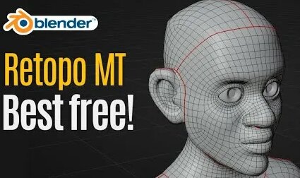 Blender Retopo MT Free Addon Tutorial | Easy Retopology in Blender ...