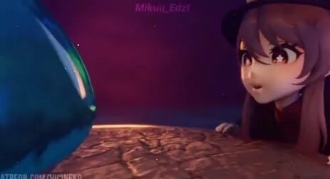 Hu Tao x slime vicineko | Genshin impact - Watch online in Yandex video ...