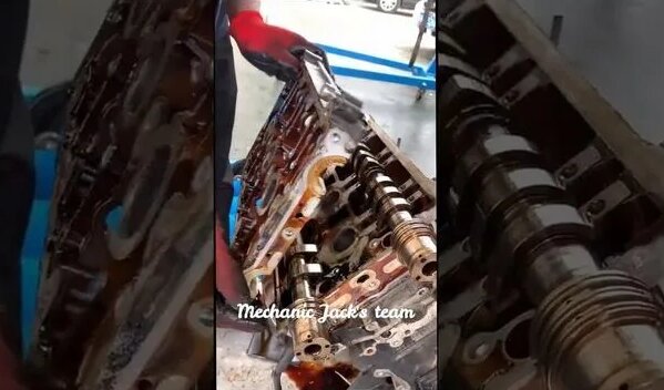 Audi A6 BBJ Engine Disassembly and refurbishment - Смотреть онлайн в ...