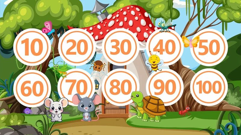 Counting By Tens Song I Counting By 10 to 100 I Learn to count I ...