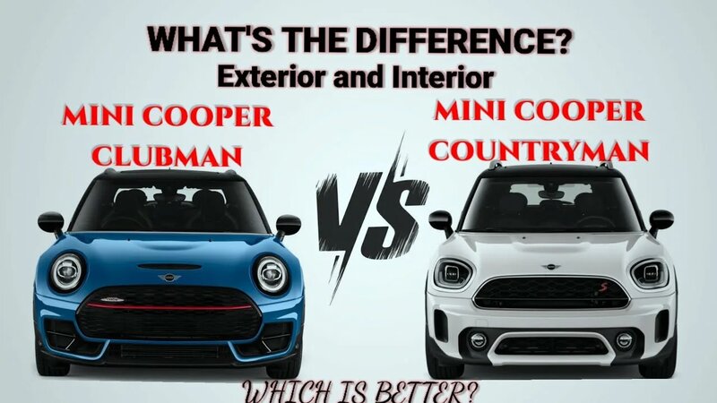 2024 Mini Cooper clubman vs 2024 Mini Cooper countryman - The ...