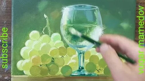 Живопись для всех! Vugar Mamedov ART | Белый виноград Художник Вугар ...
