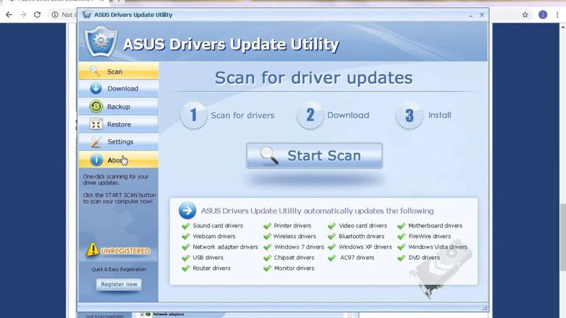 ASUS E Eeries E202s Eee1005ha Eee901 PC Driver Program Driver Utility ...