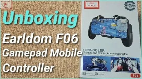 Unboxing and testing earldom ET-F06 gamepad mobile controller with fan ...