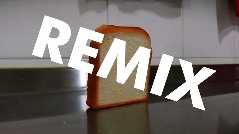 Piece of Bread falling over, but I remixed it into a song about bread ...