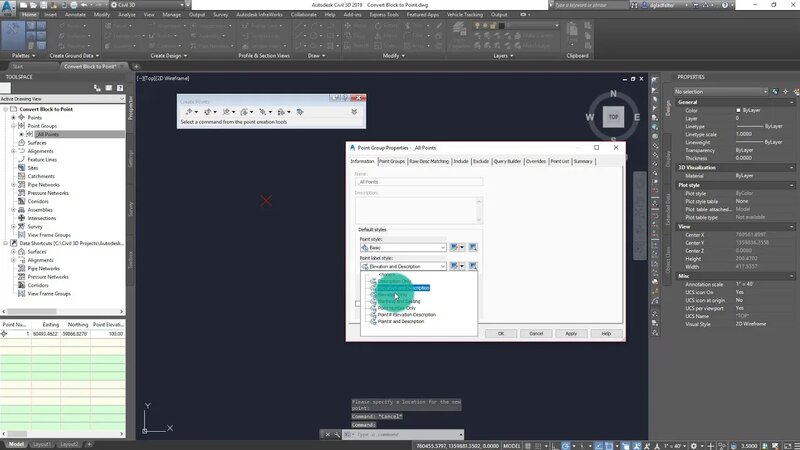 Converting AutoCAD Blocks to Civil 3D COGO Points the Easy Way - Yandex ...