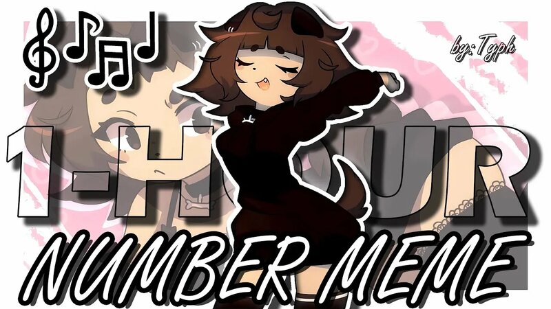 Number MEME || 1 HOUR (4K 60 FPS) [Perfect Cut] || by: @crispytyph ft ...