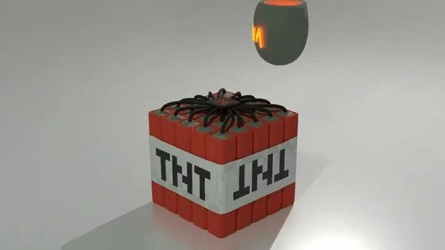 TNT vs Lava Minecraft but RTX is ON (Blender Animation) - Смотреть ...