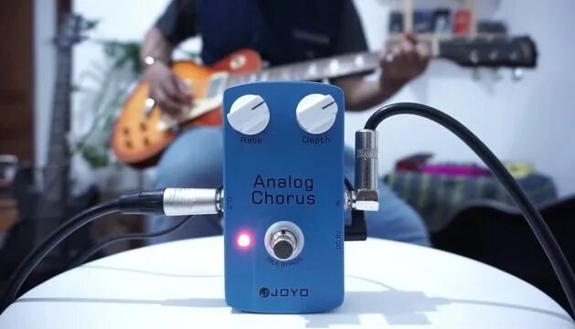 Review joyo JF-33 analog chorus pedal - musix box demo - Смотреть ...