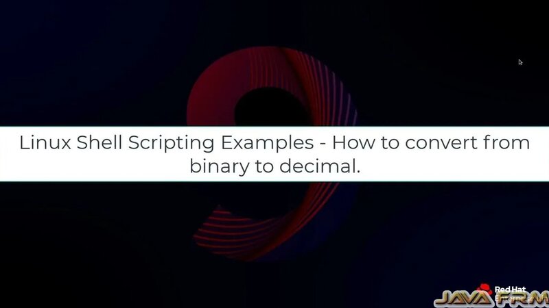 How to convert binary to decimal using linux shell script - bash script ...