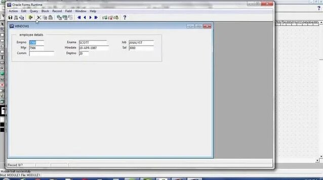 How to create first oracle forms 6i,10g | Oracle apps - Смотреть онлайн ...