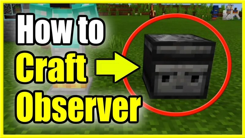 How to Make an Observer in Minecraft Survival Mode (Best Recipe ...