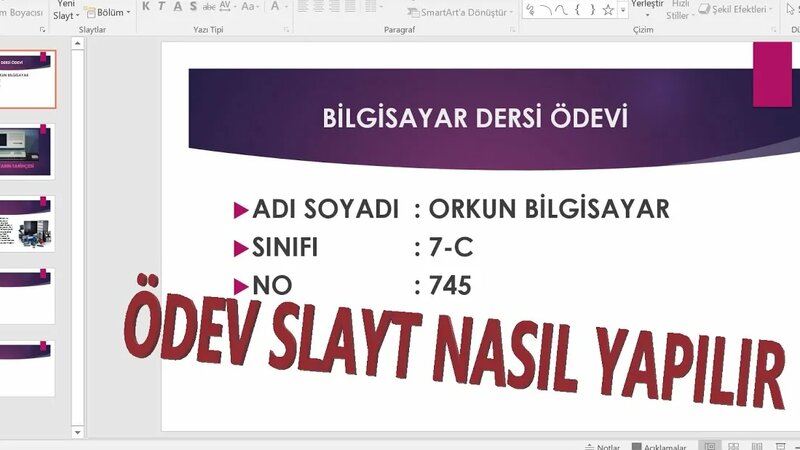 Slayt Nasıl Yapılır? Bilgisayarda Basit Adımlarla Powerpoint Mükemmel ...