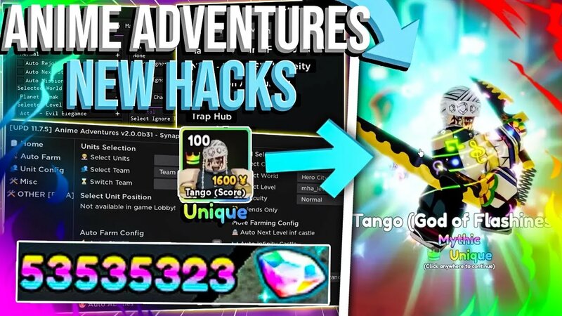 [Updated] Roblox Anime Adventures Hack Script GUI : Auto Farm, Dupe ...