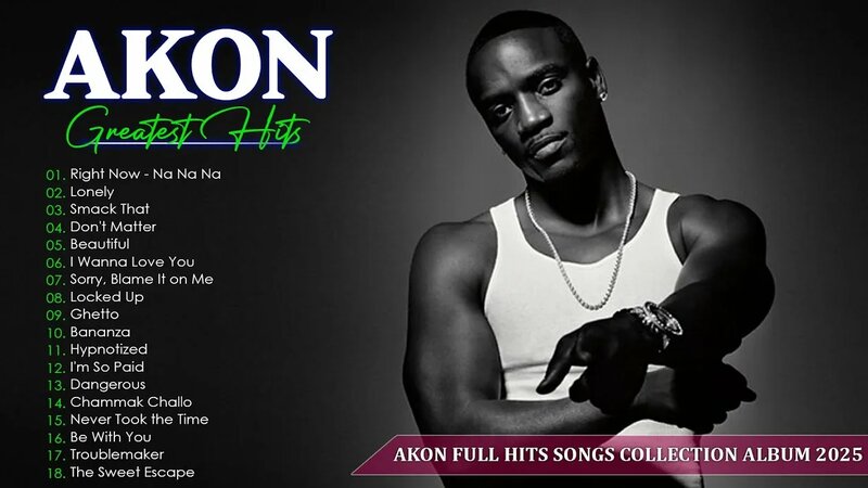 AKON Full Greatest Hits Songs Collection Album 2025 | AKON Best Songs ...