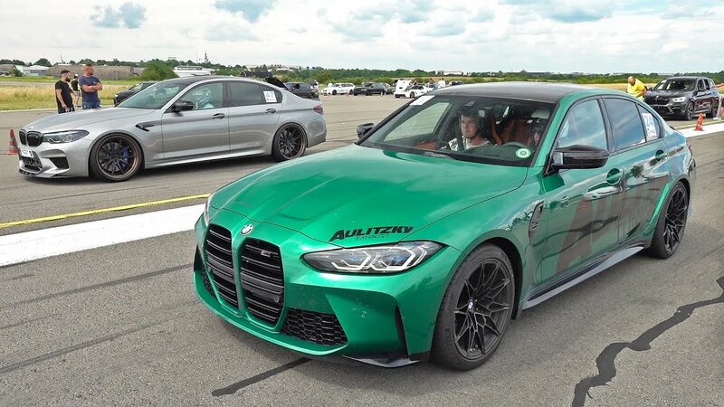 BMW M3 G80 Competition Aulitzky Exhaust (510hp) vs BMW M5 F90 (700hp)