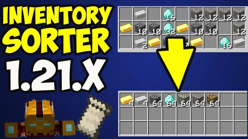 Inventory MOD 1.21.8 minecraft (Fabric) - HOW TO USE Inventory Sorting mod 1.21.8 (Tutorial ...