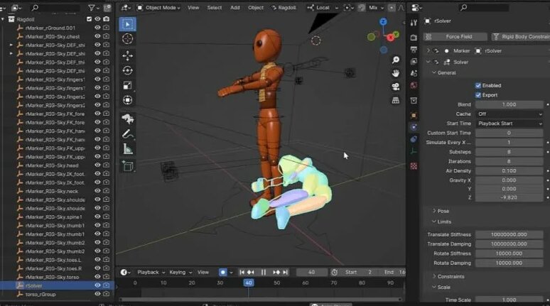 Ragdoll for Blender - Смотреть онлайн в поиске Яндекса по Видео