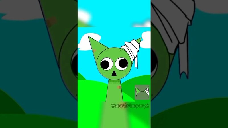Guys It's my 5th oc called Green and he's from Sprunki fandom ^^# ...