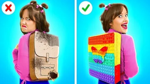 123 GO! Russian | Богатые VS Бедные: Крутые Школьные Принадлежности ...