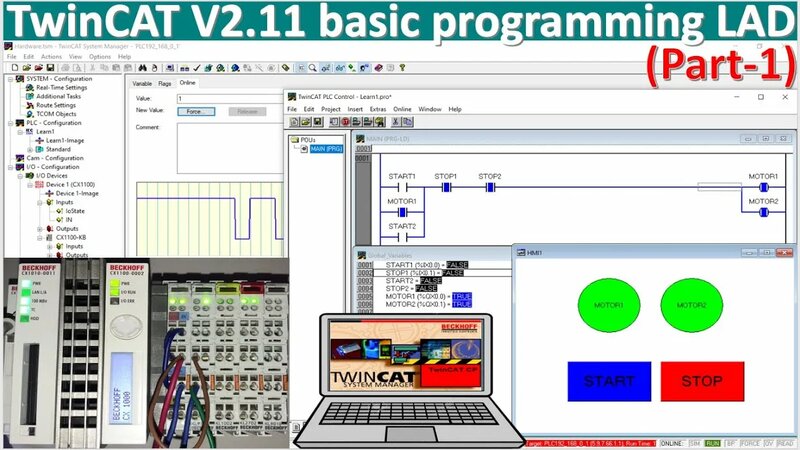 TwinCAT V2.11 connect with PLC Beckhoff basic programming and ...