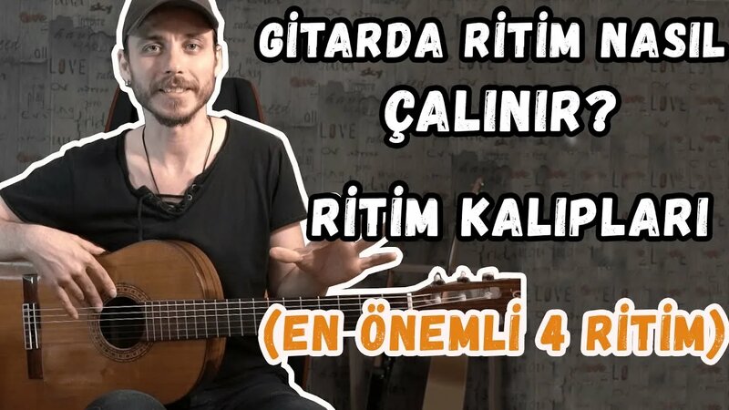 Gitar Dersi #10 Gitarda Ritim Nasıl Çalınır?, Ritim Kalıpları! (En ...