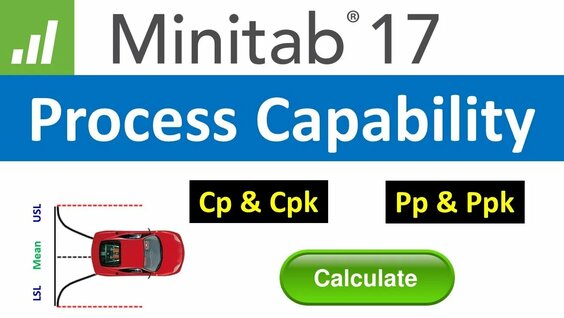 Process Capability Cp & Cpk using Minitab 17 | How to Assess Process ...