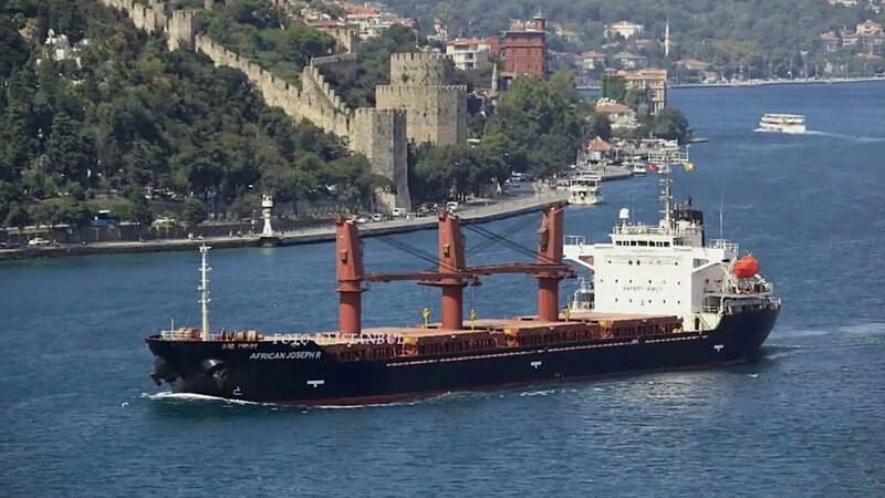 Спасение яхты Scorpio судном African Joseph R Rescue of Yacht Scorpio ...