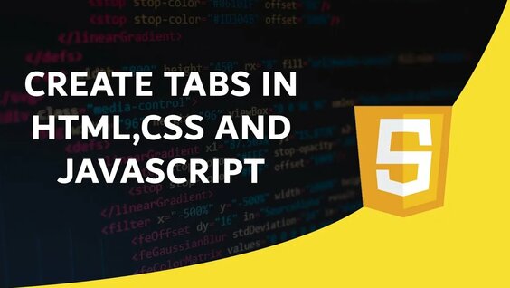 Create Tabs Using Html Css And Javascript Erofound