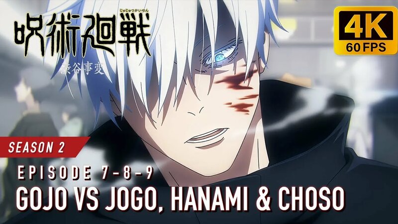 Gojo vs Jogo, Hanami, Choso, Mahito and Geto Full Fight [4K 60fps ...