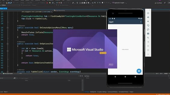 First Android App in Visual Studio 2022 | Visual Studio 2022 Preview - EroFound