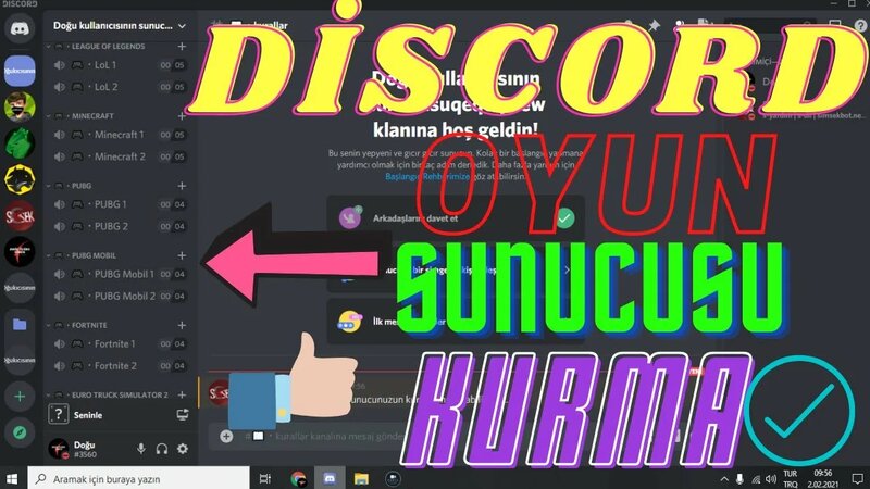 Discord OYUN Sunucusu Kurma 2020 | Şimşek Discord Bot - Yandex Video ...