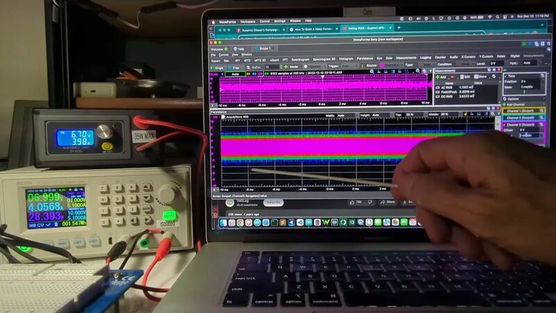 Riden Rd6012p DC power supply - RMS noise levels and transient ...