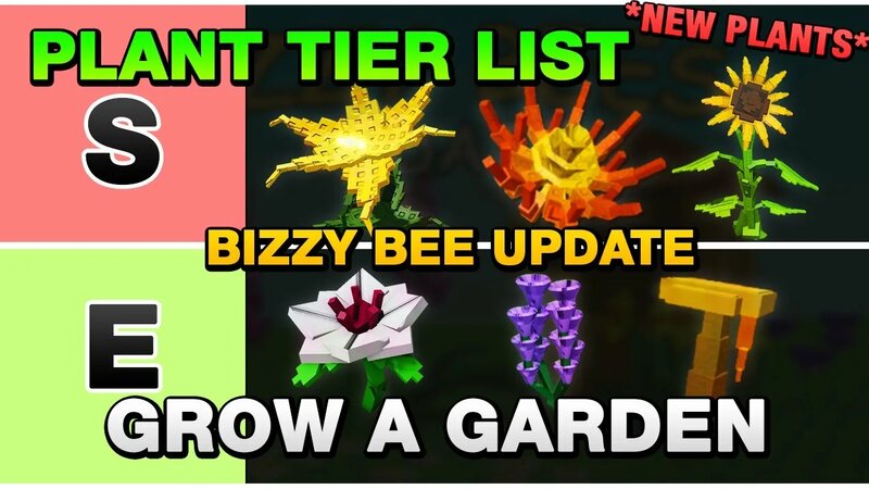 NEW Plants* Ranking Every Plant in Roblox Grow a Garden | Plant Tier ...