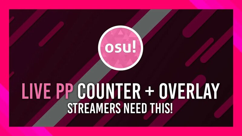 How to get a Live PP Counter & Graph + Stream overlay | Osu! Tutorial ...