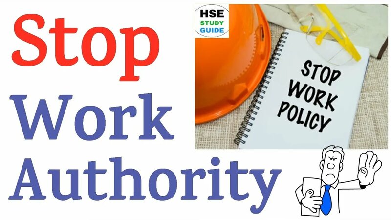 Stop Work Authority (SWA) || Stop Work Policy || Stop Card || Benefits ...