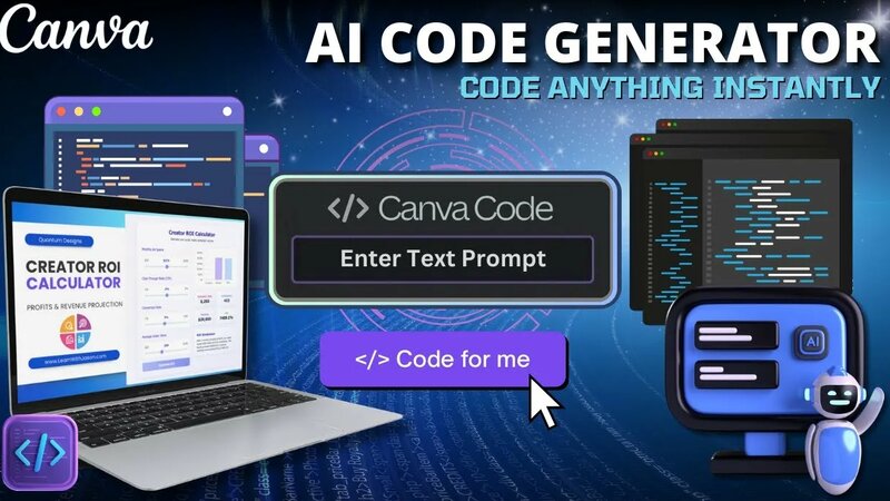 How To Use Canva Code AI | Canva AI Code Generator Tutorial - Смотреть ...