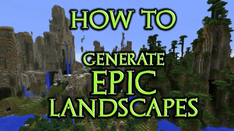 How To Generate Epic Terrain in Minecraft (Custom World/Minecraft Epic ...