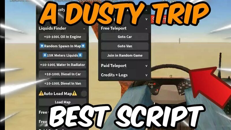 [Updated] Roblox a dusty trip script (Inf Fuels, Get Badges, Load Road ...